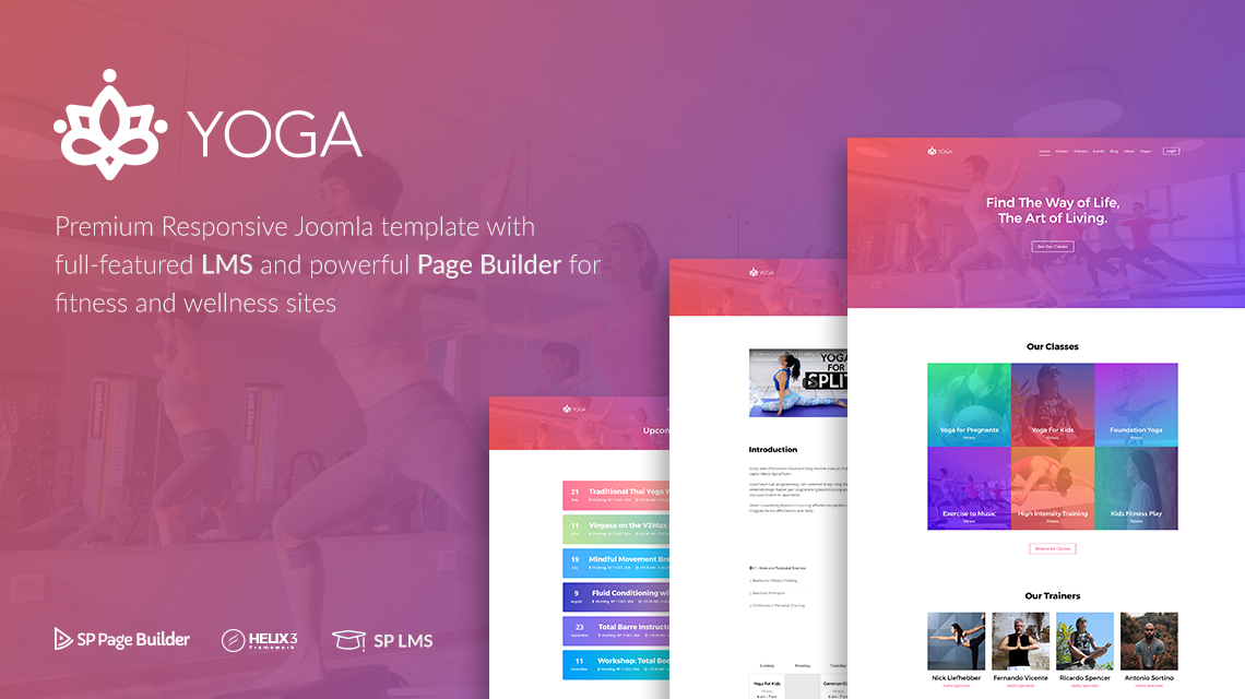Introducing Yoga: Our May 2017 Joomla template - JoomShaper