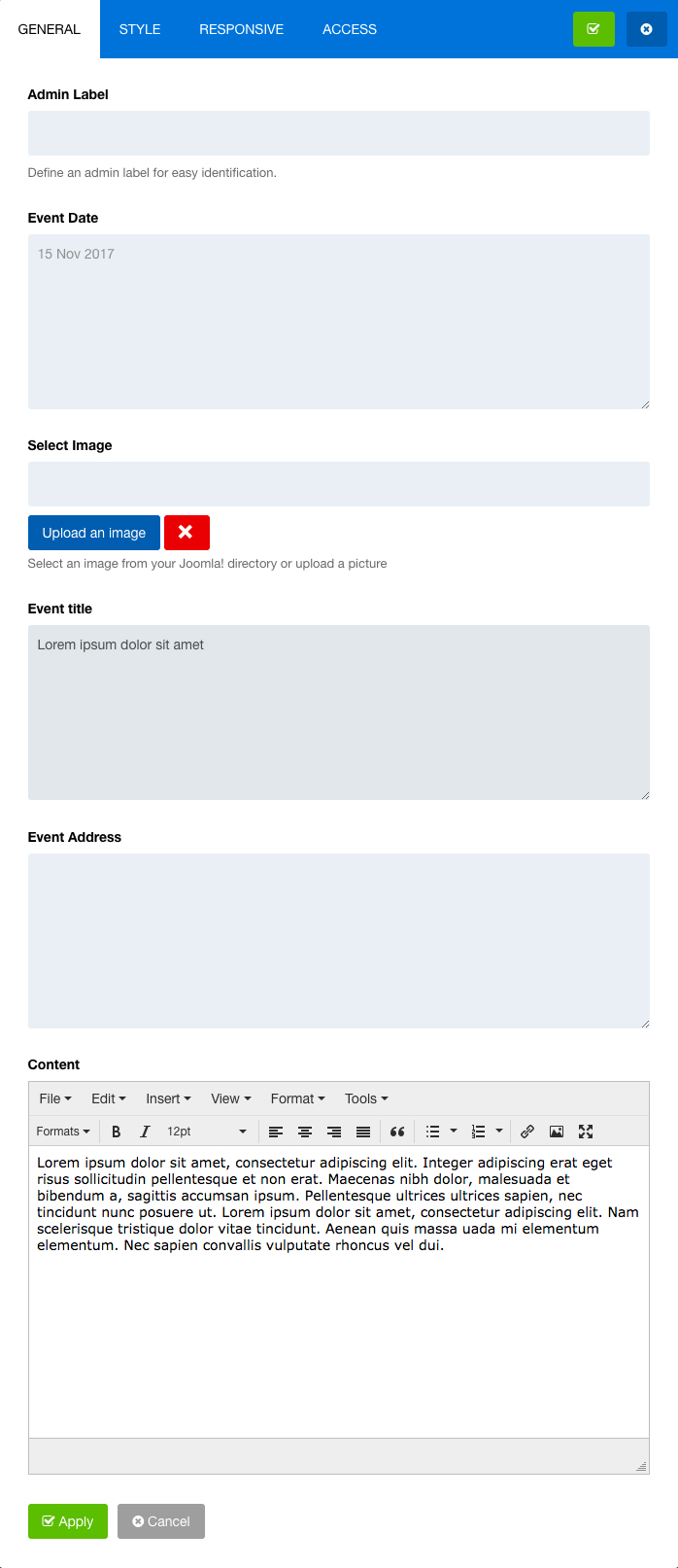 Upcoming Event Addon | Hope - Documentation | JoomShaper