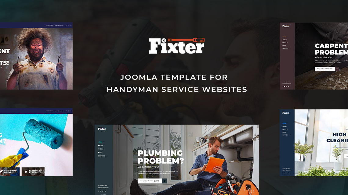 Introducing Fixter: The May 2018 Joomla template - JoomShaper
