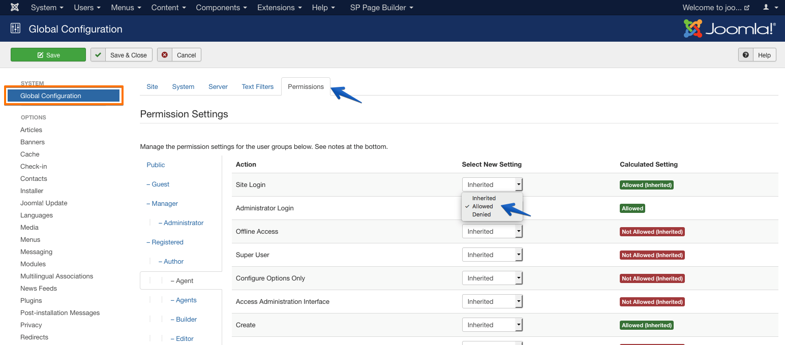 Setting up Agent profile | SP Property - Documentation | JoomShaper