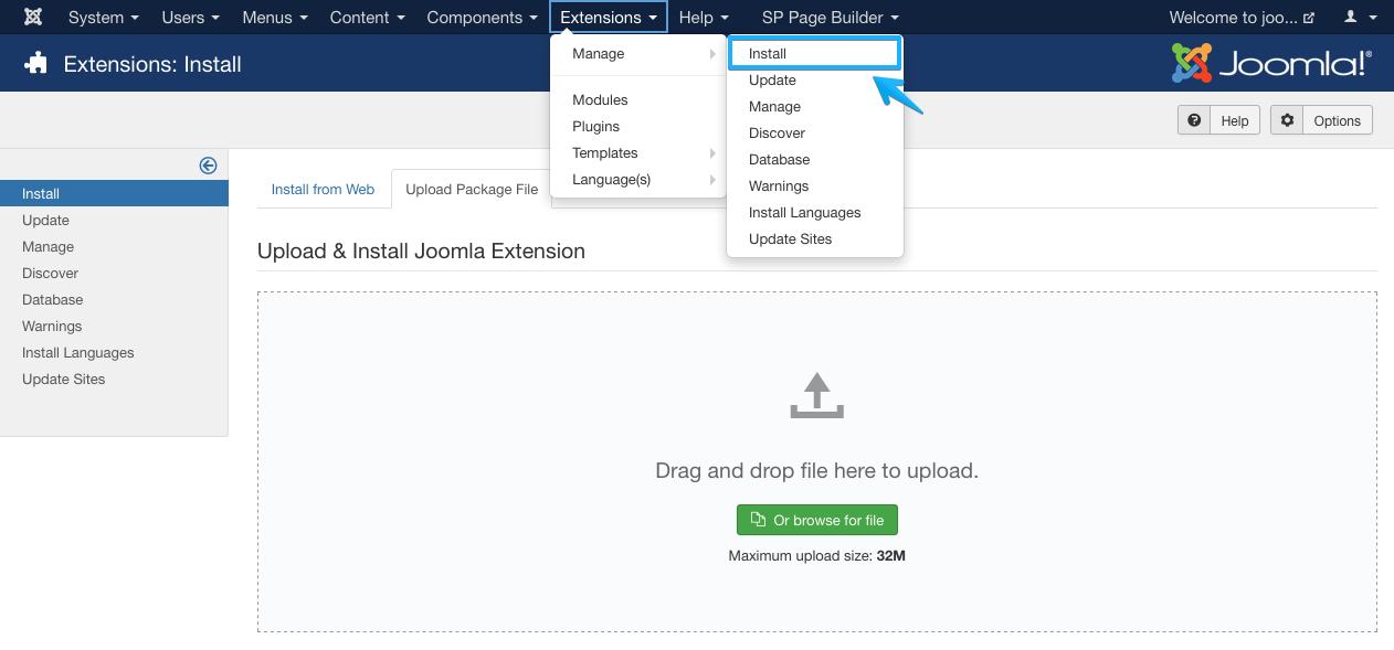 How to install SP Property | SP Property - Documentation | JoomShaper