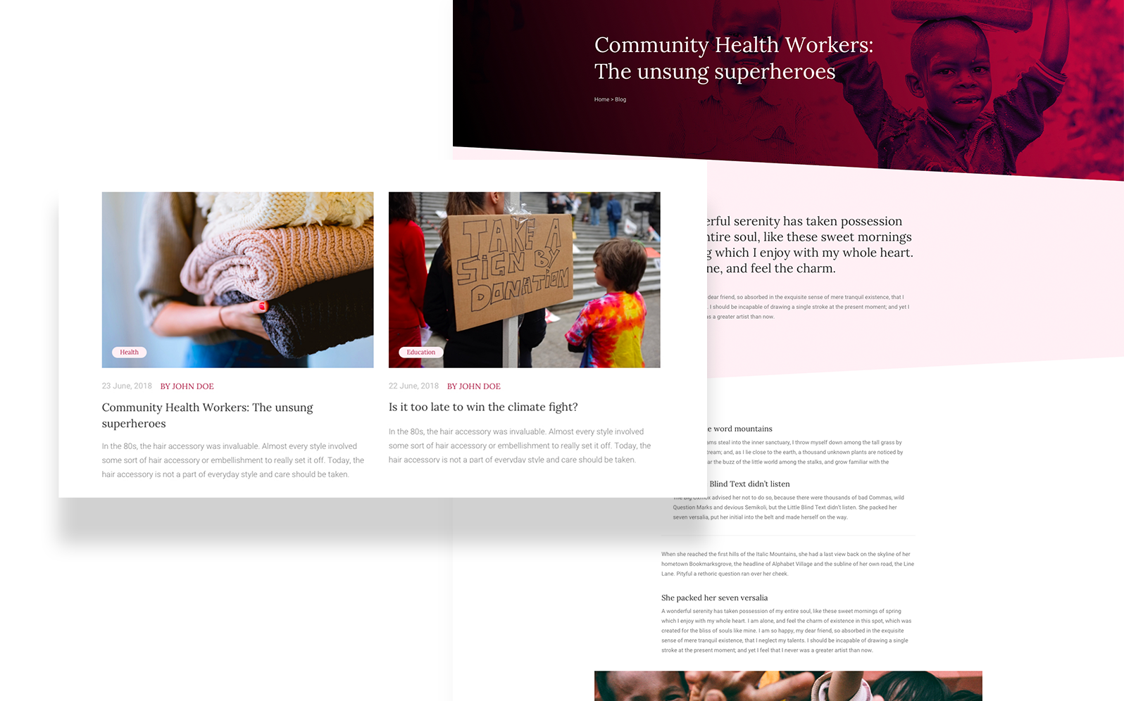 Giver - Donation & Non-profit Charity Website Template for Joomla ...