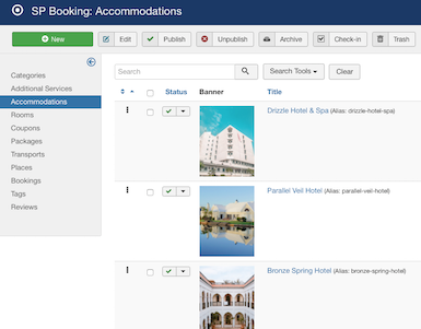 SP Booking - Complete Travel Booking Extension for Joomla - JoomShaper
