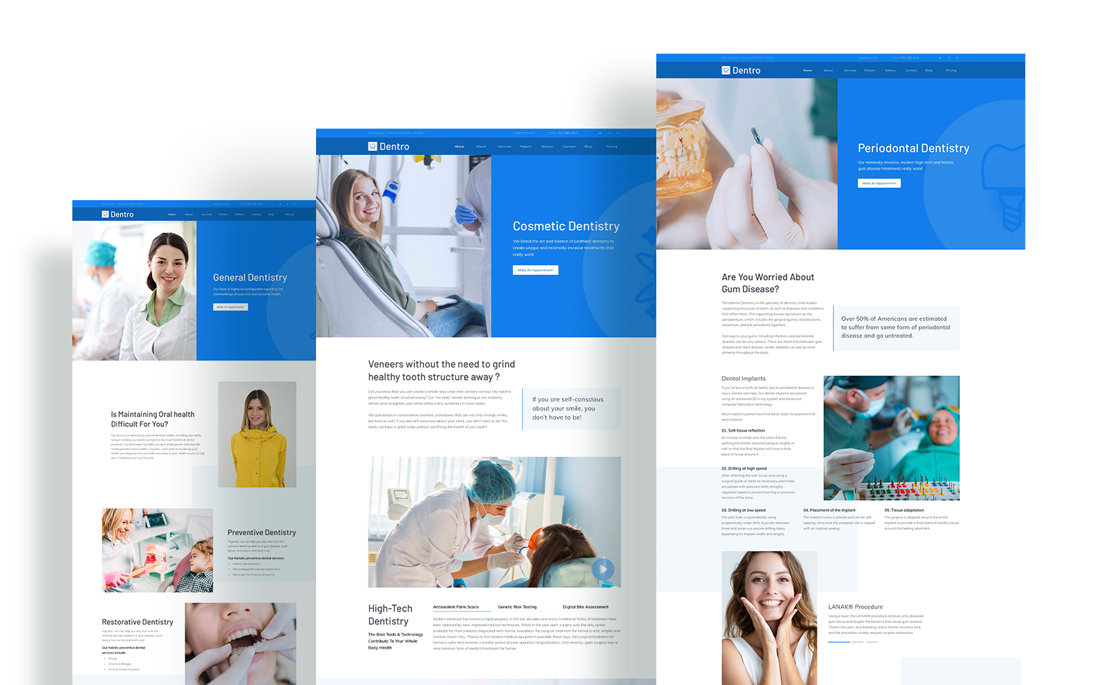 Dentro - Dental Joomla Template for Dentists and Dental Clinics ...