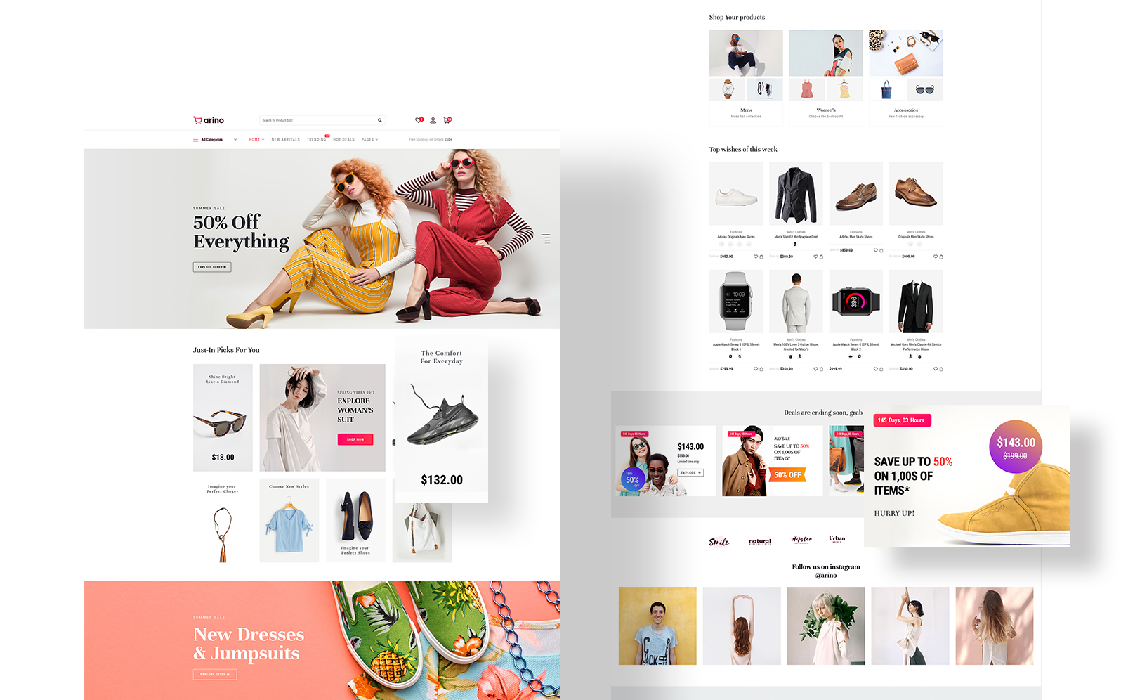 Arino - Joomla eCommerce Template for Online Stores & Shops - JoomShaper