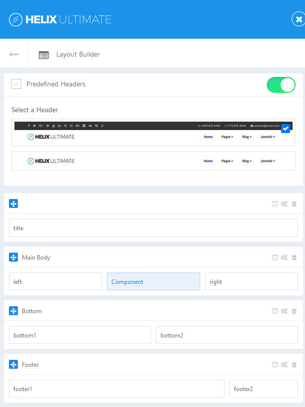 Layout - Module Positions | Folium - Documentation | JoomShaper