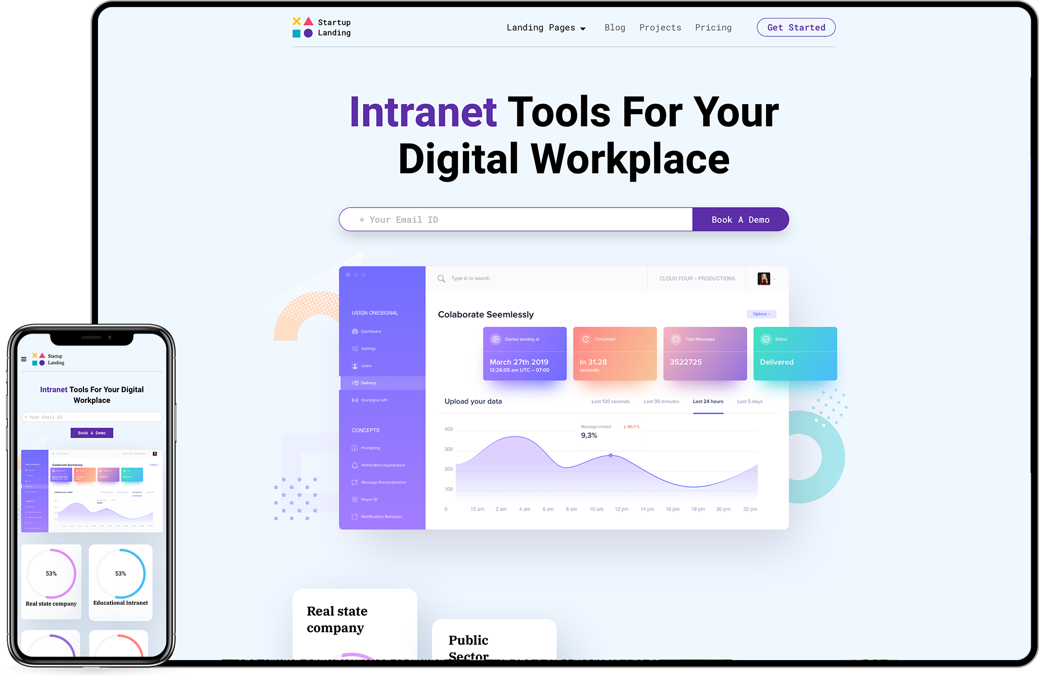 Startup Landing - Joomla Landing Page Template for Startups & Agencies ...