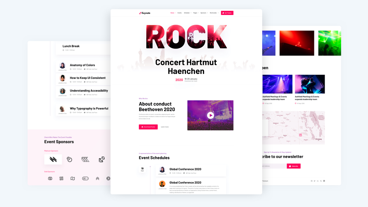 Keynote - Joomla Event Template for Meetups and Conferences - JoomShaper
