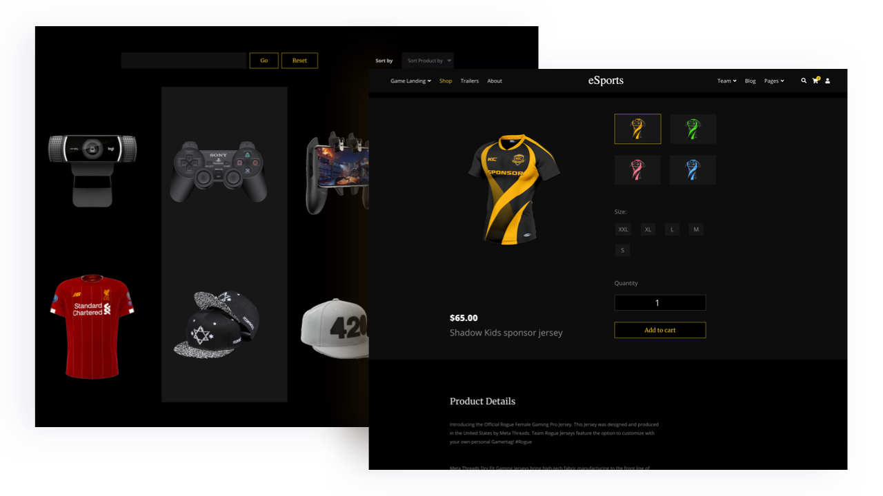 eSports - Joomla Template for Professional Gaming Websites - JoomShaper