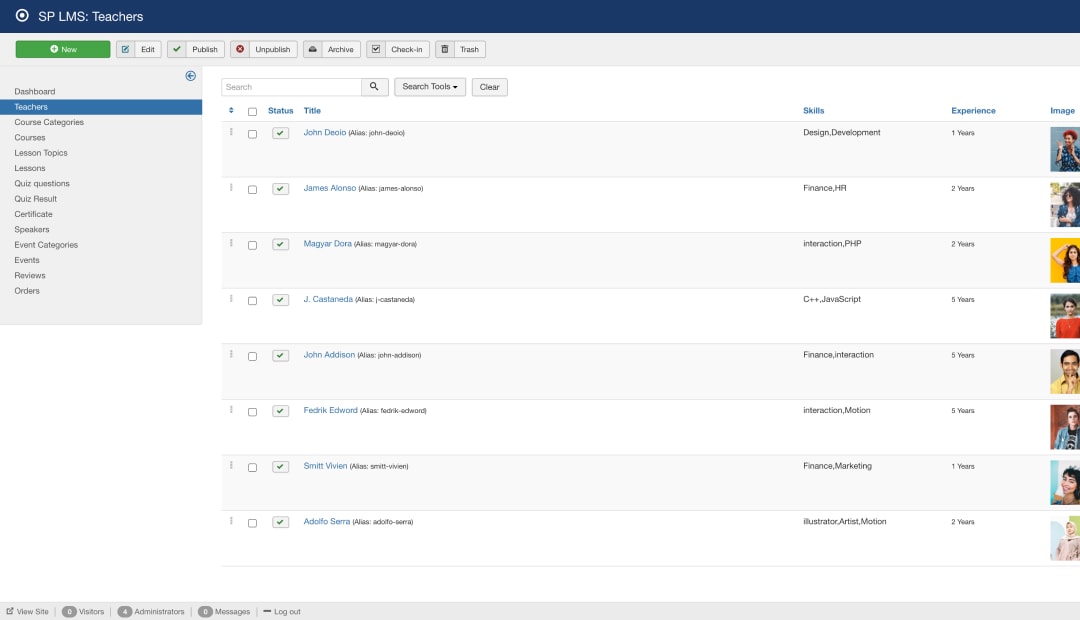 SP LMS - Joomla Learning Management System - JoomShaper