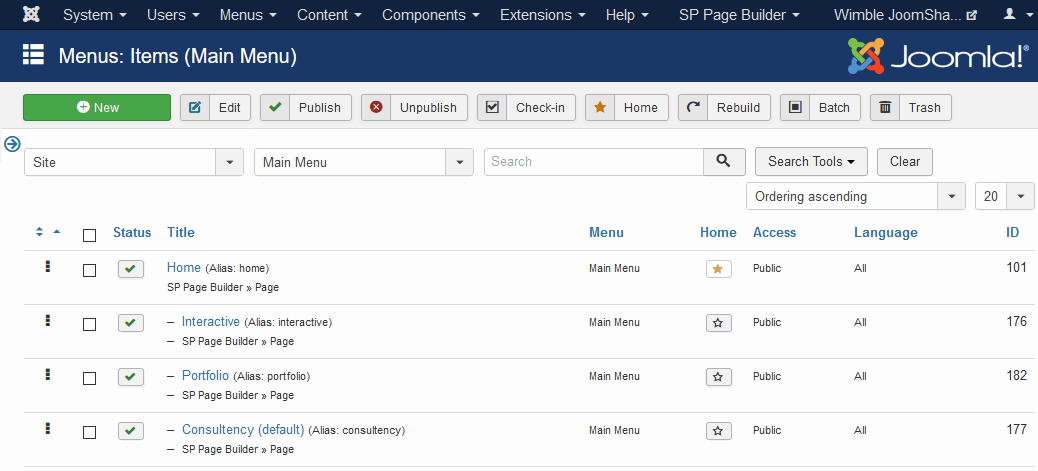 Home Page | Wimble - Documentation | JoomShaper