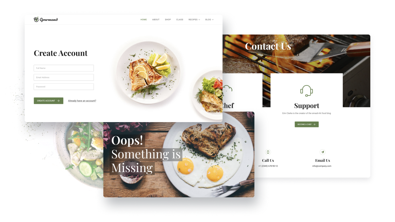 Gourmand - Recipe and Food Blog Joomla Template - JoomShaper