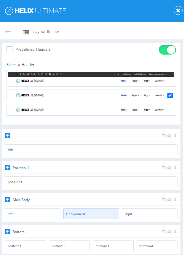 Layout - Module Positions | Luxyort - Documentation | JoomShaper