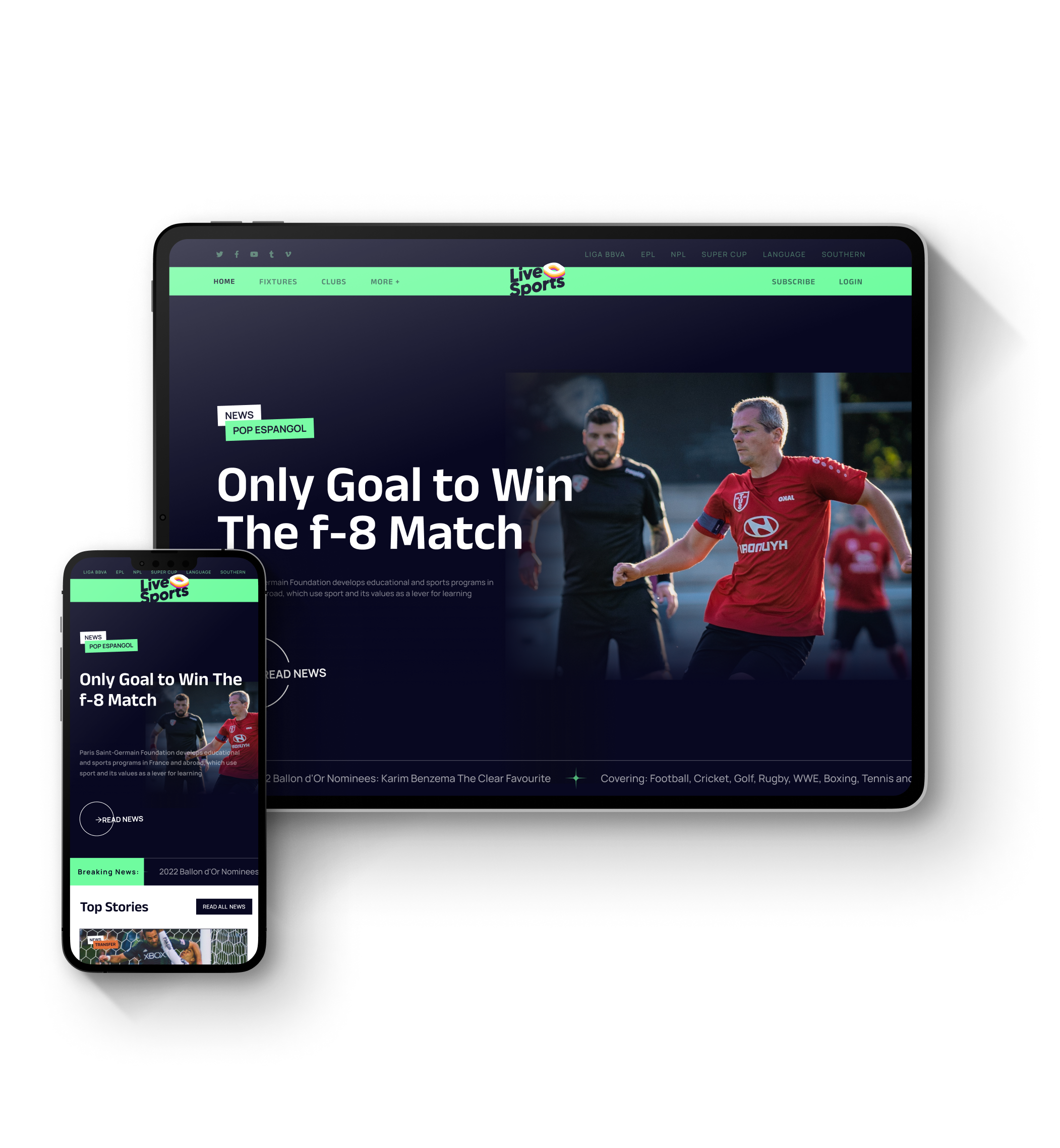 Live Sports - An All-in-one Joomla Template for Sports-Related Websites ...