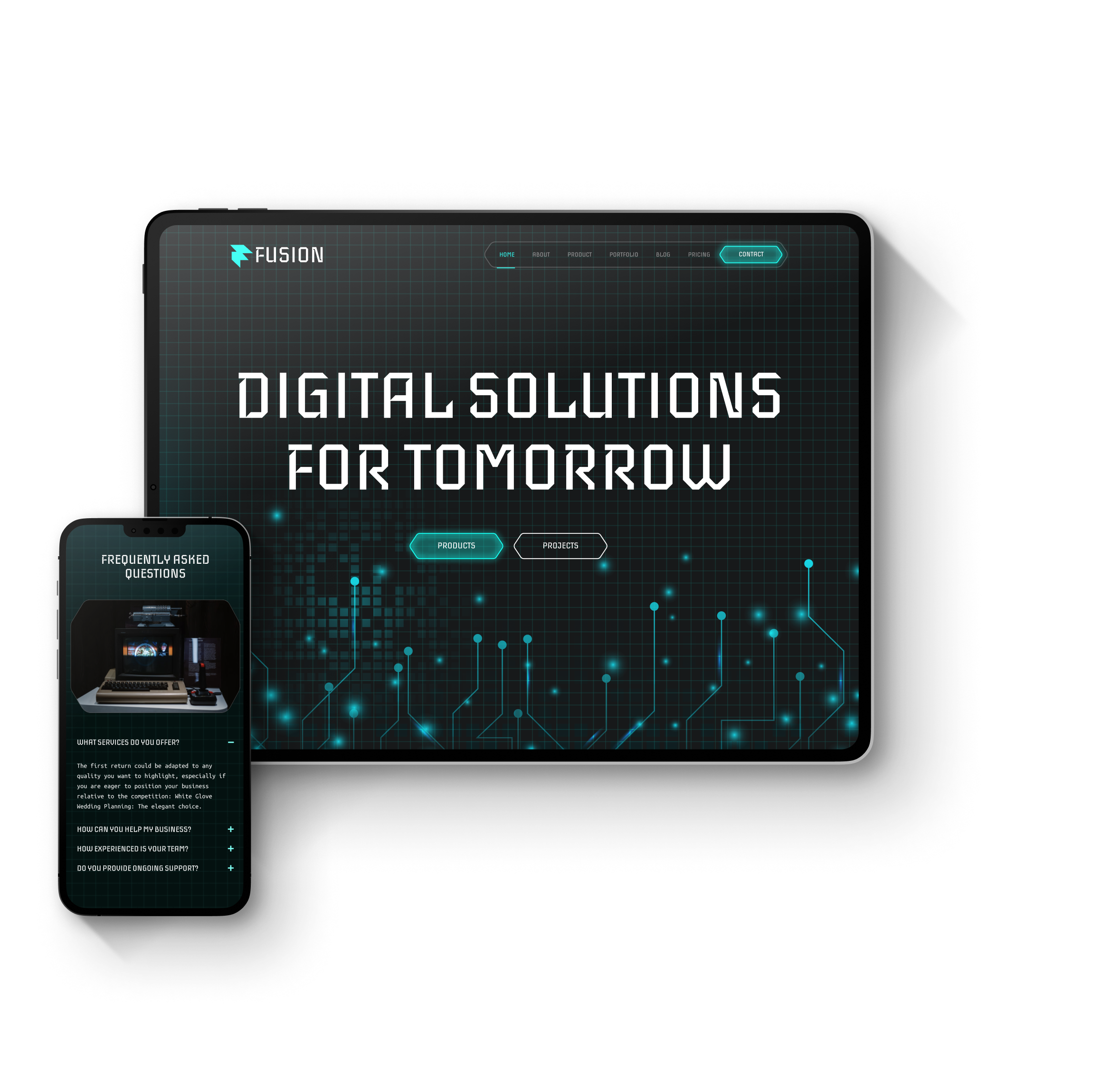 Fusion - Joomla template for high-tech & AI based webs - JoomShaper