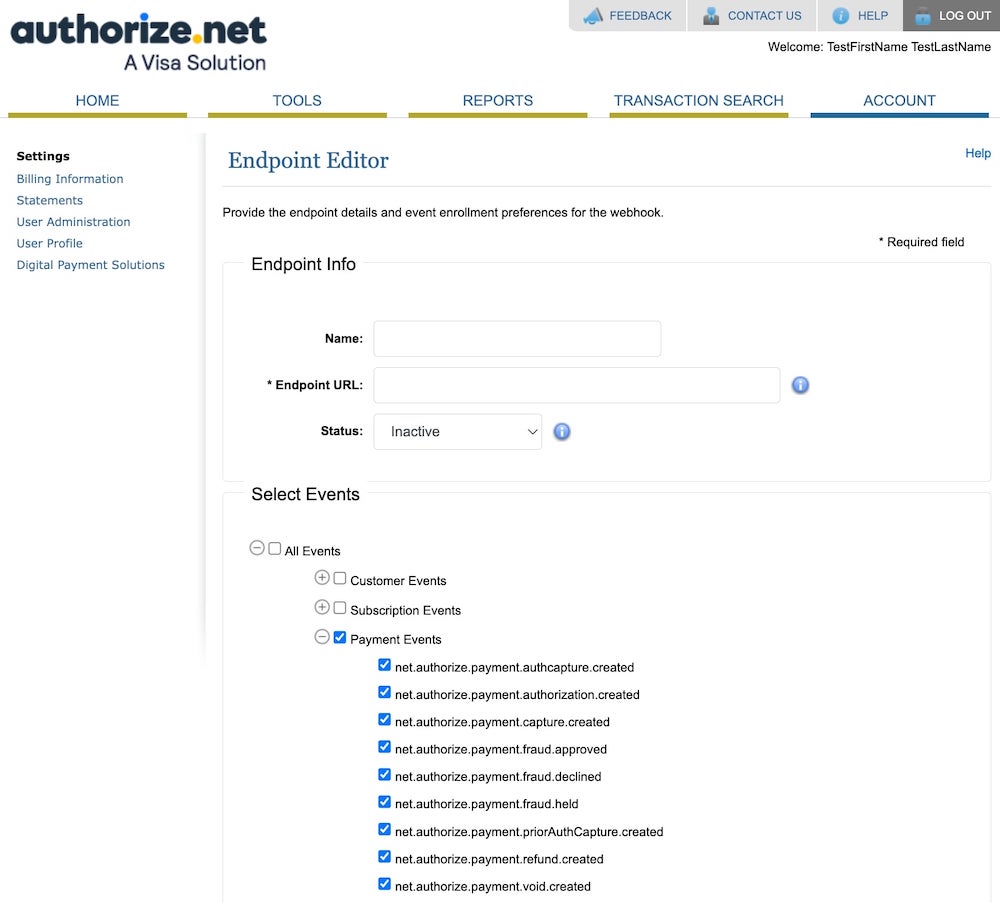 Authorize.Net | EasyStore - Documentation | JoomShaper