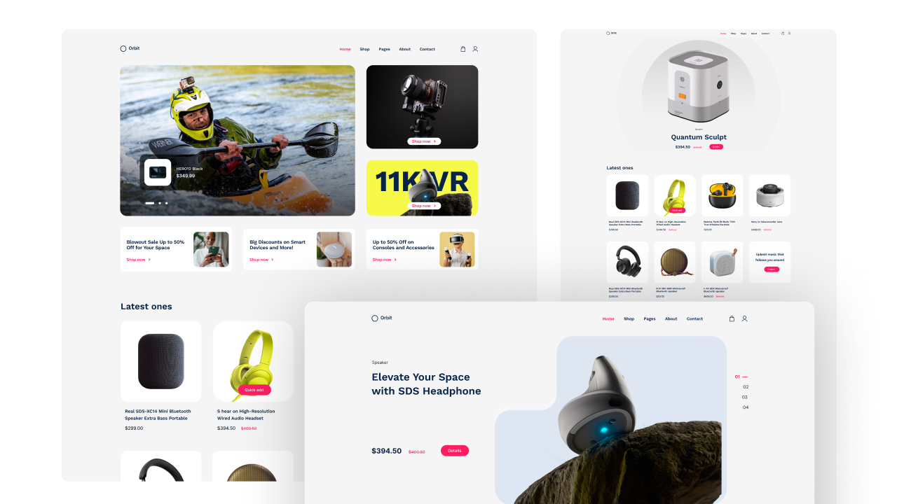 Orbit - eCommerce template for tech gadgets and electronics. - JoomShaper