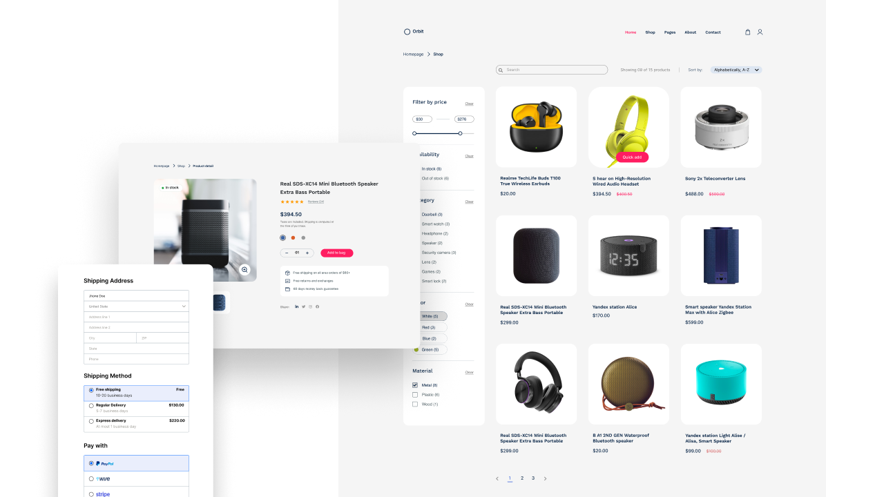 Orbit - eCommerce template for tech gadgets and electronics. - JoomShaper