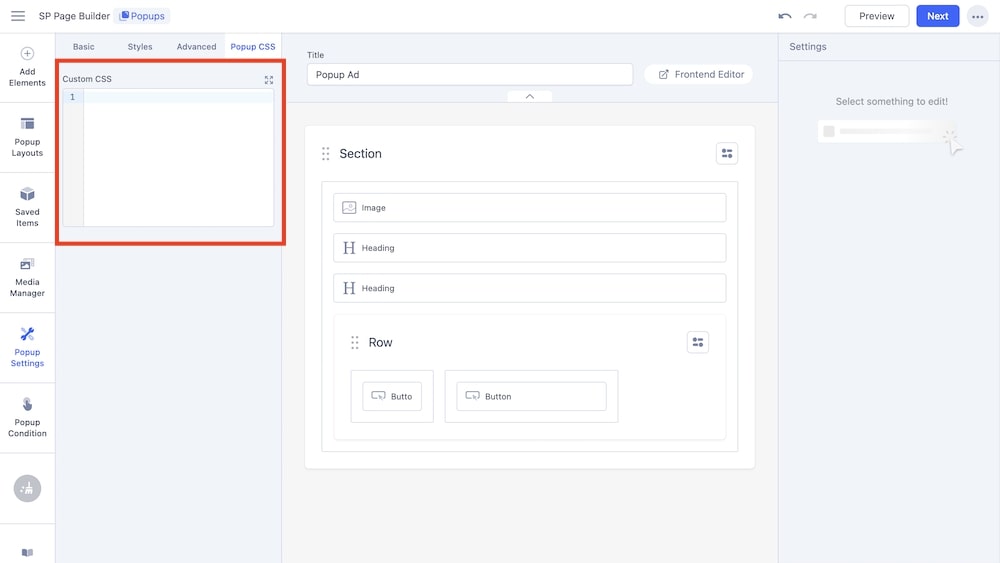 Popup Settings | SP Page Builder (Pro) - Documentation | JoomShaper