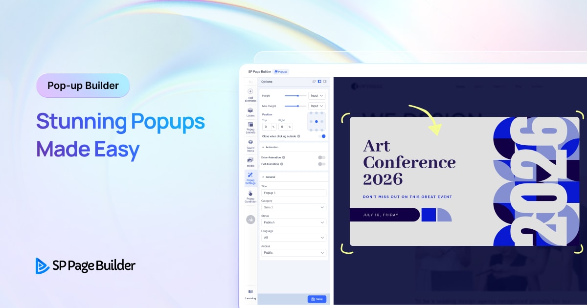 Popup Builder - JoomShaper