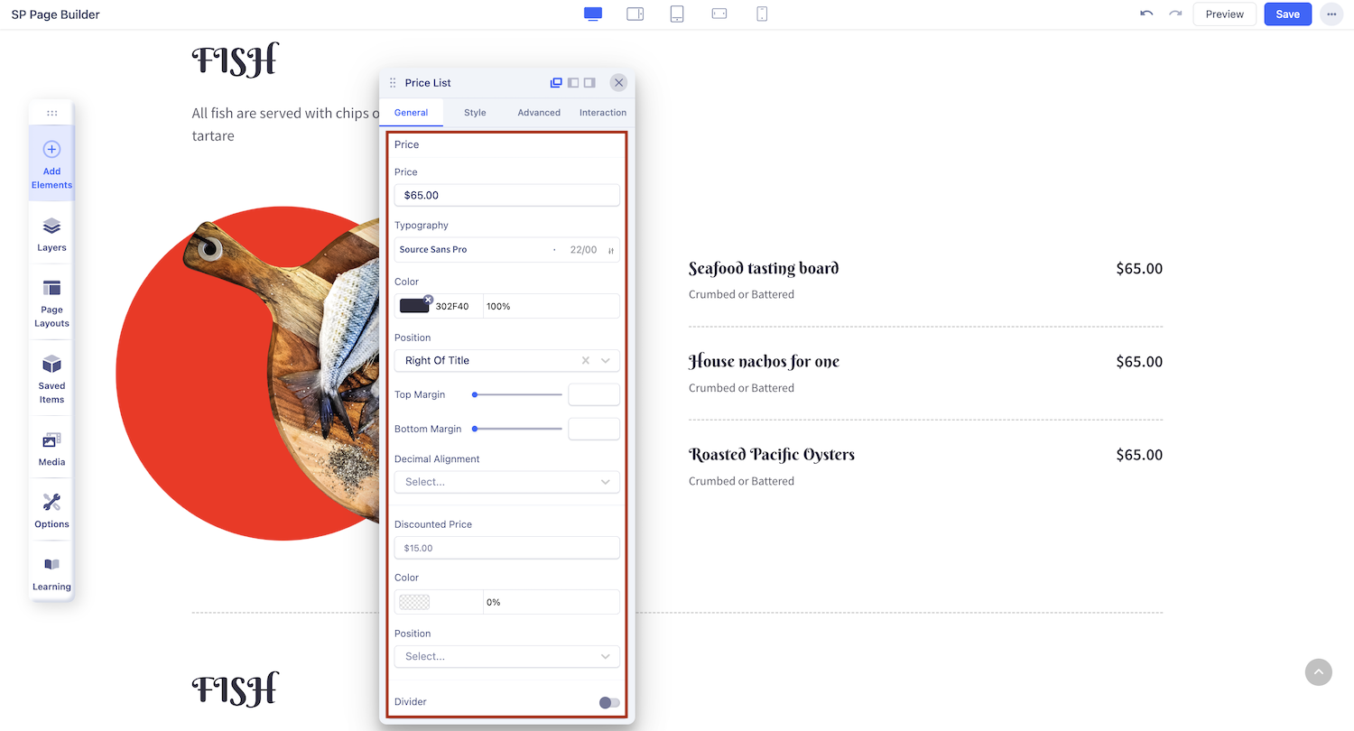 Price List | SP Page Builder (Pro) - Documentation | JoomShaper