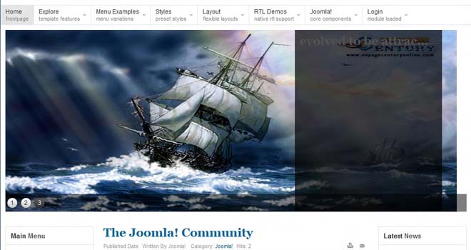Showcase with number layout: | Slideshow Pro SP2 - Documentation | JoomShaper